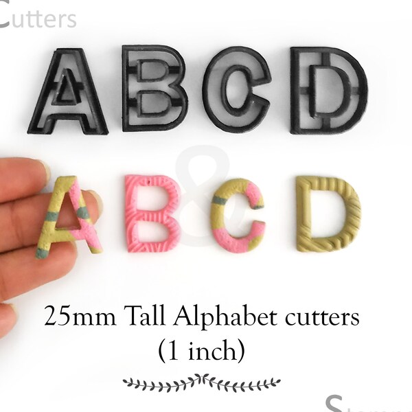 Clay Alphabet Cutter - Etsy