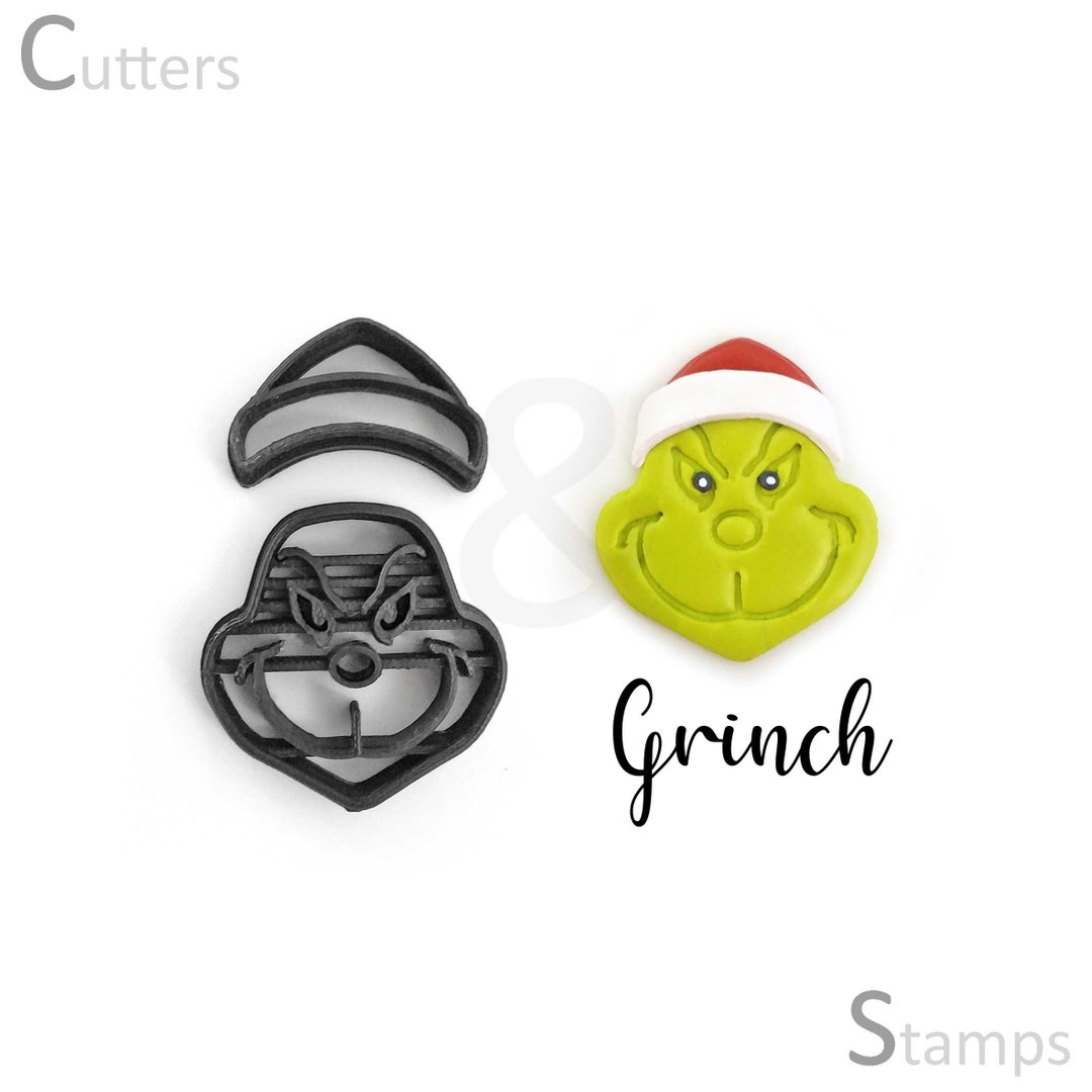 GRINCH Polymer Clay Cutter | Christmas Shape Cutter | Unique Clay ...