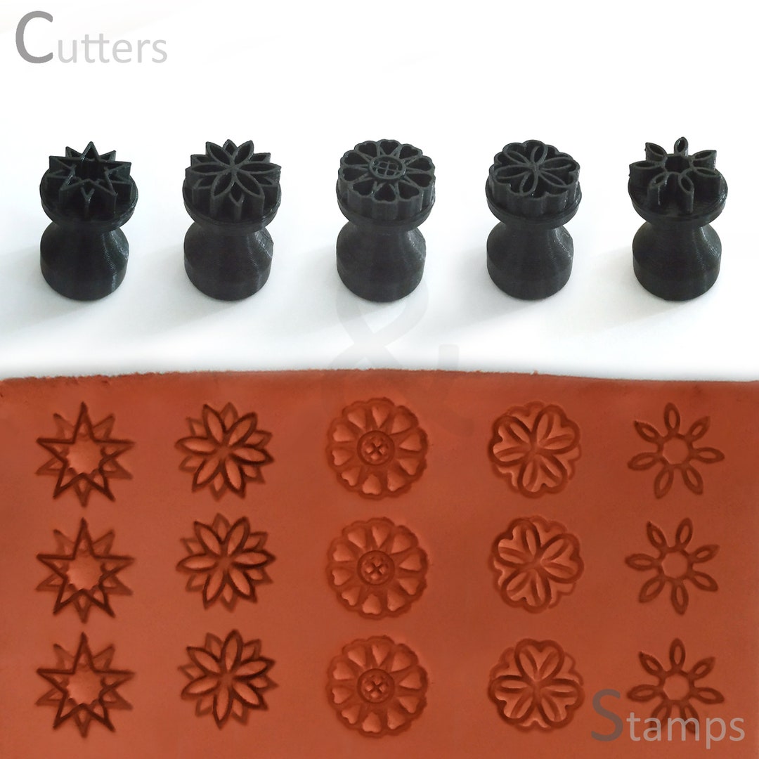 Floral Stamps for Clay | Debossing Pattern for Pottery | Pottery ...