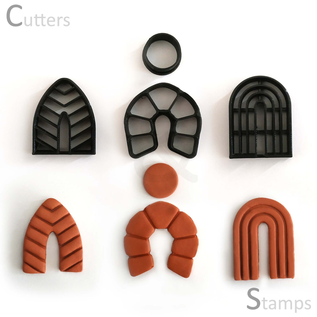 Arch Polymer Clay Cutter Set | Clay Shape Cutter With Detailing ...