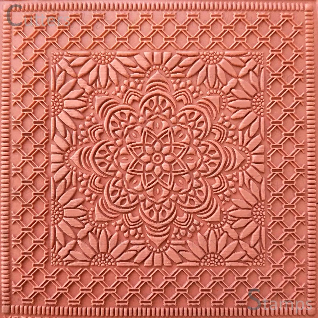 TAPESTRY Texture Mat for Polymer Clay | Clay Pattern Stamps | Textures ...