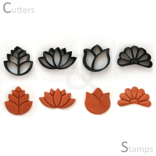 Polymer Clay Cutter Set of 4 Clay Shape Cutter Unique Clay - Etsy