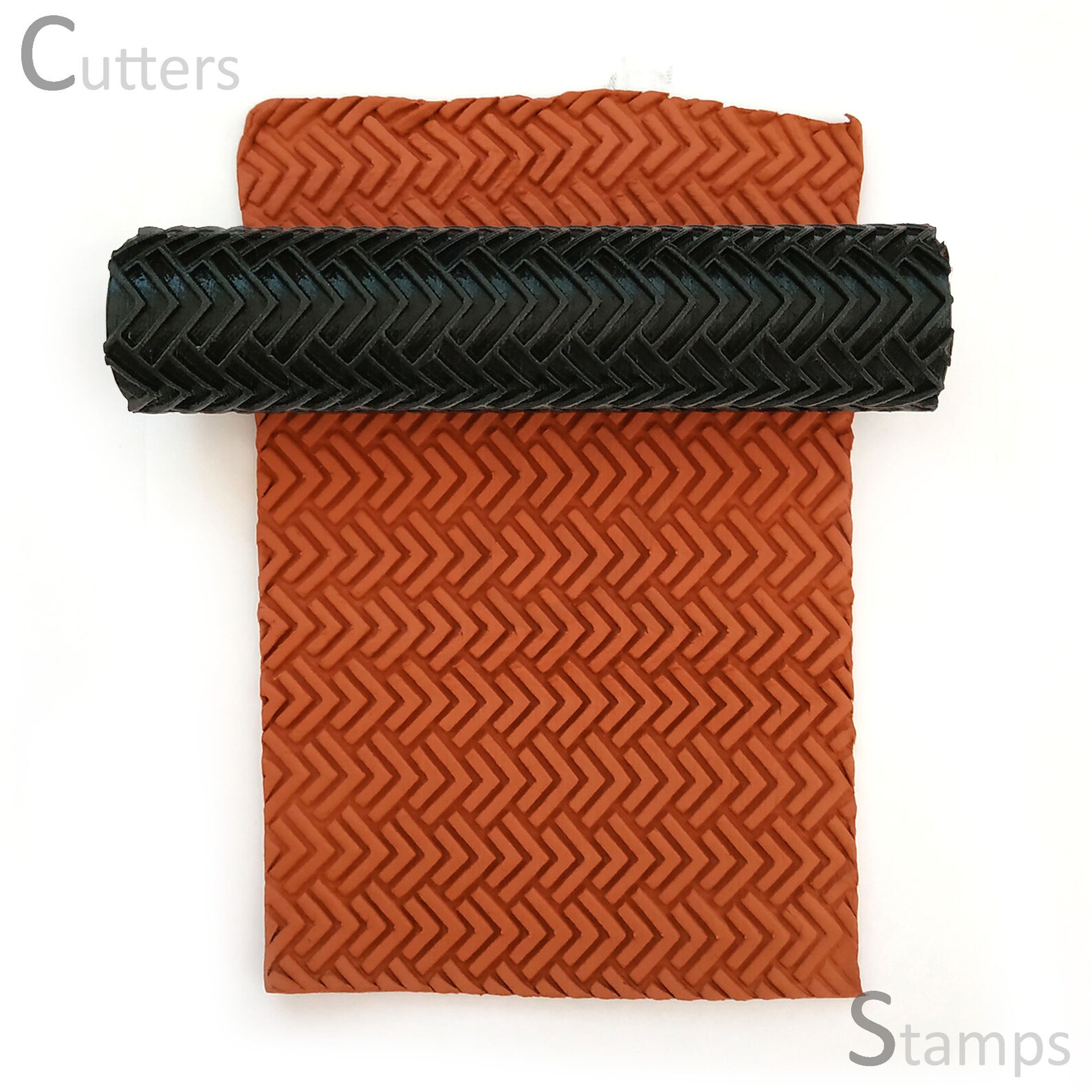 Chevron Pattern Texture Roller for Polymer Clay Chevron - Etsy