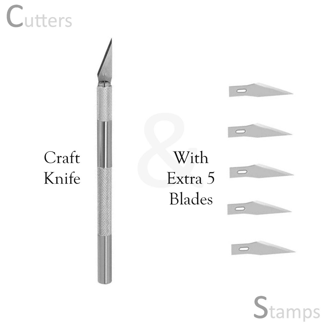 Craft Knife 5 Extra Blades Included Tools for Clay - Etsy Australia