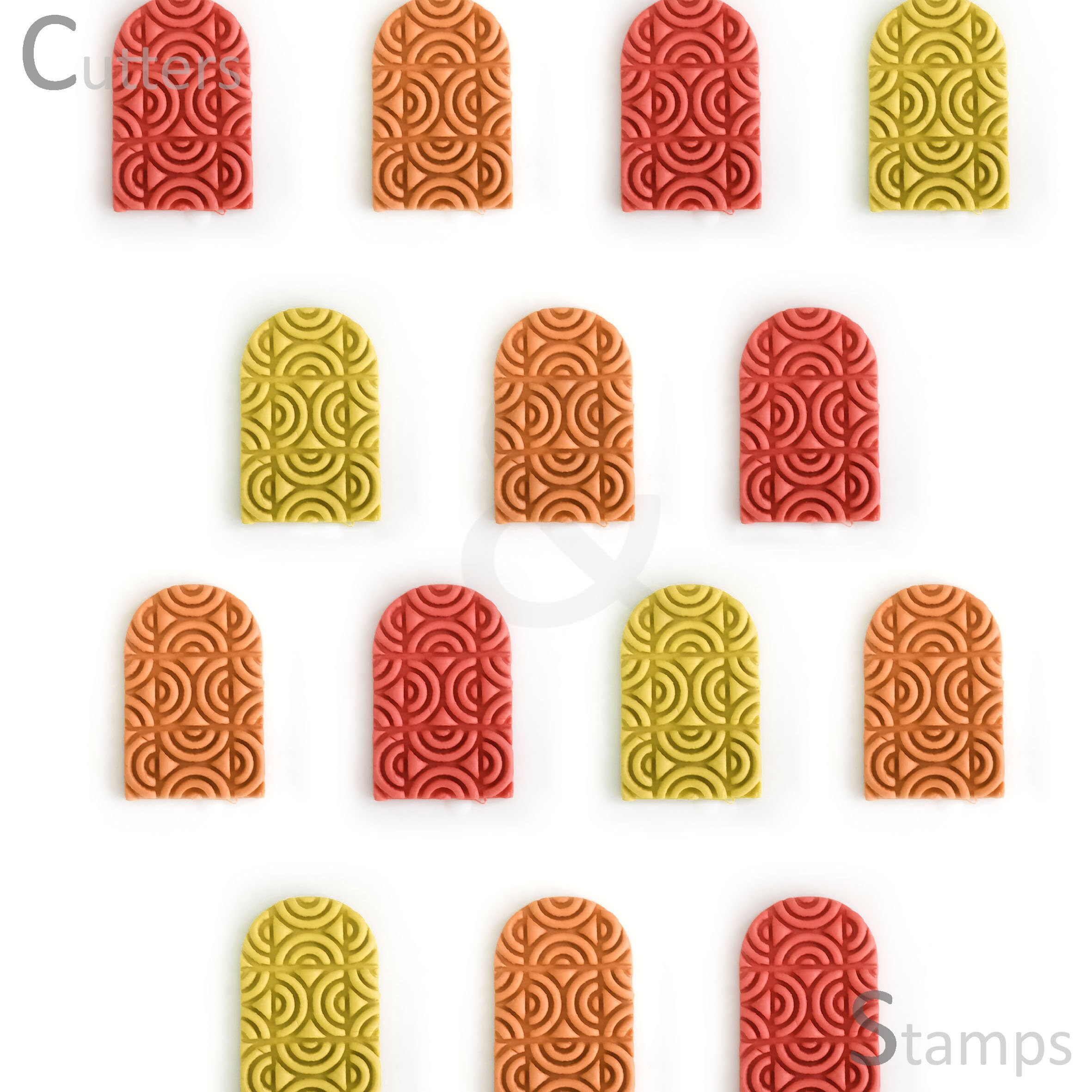 Abstract Arch Pattern Texture Tile Texture Stamp Textures - Etsy