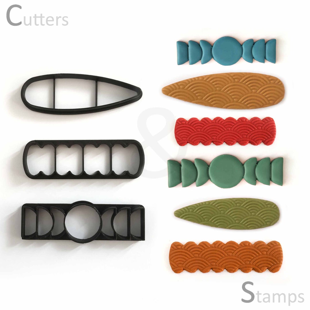 Hair Barrette Cutter Set | Clay Shape Cutter | Hair Clip Clay Cutter ...