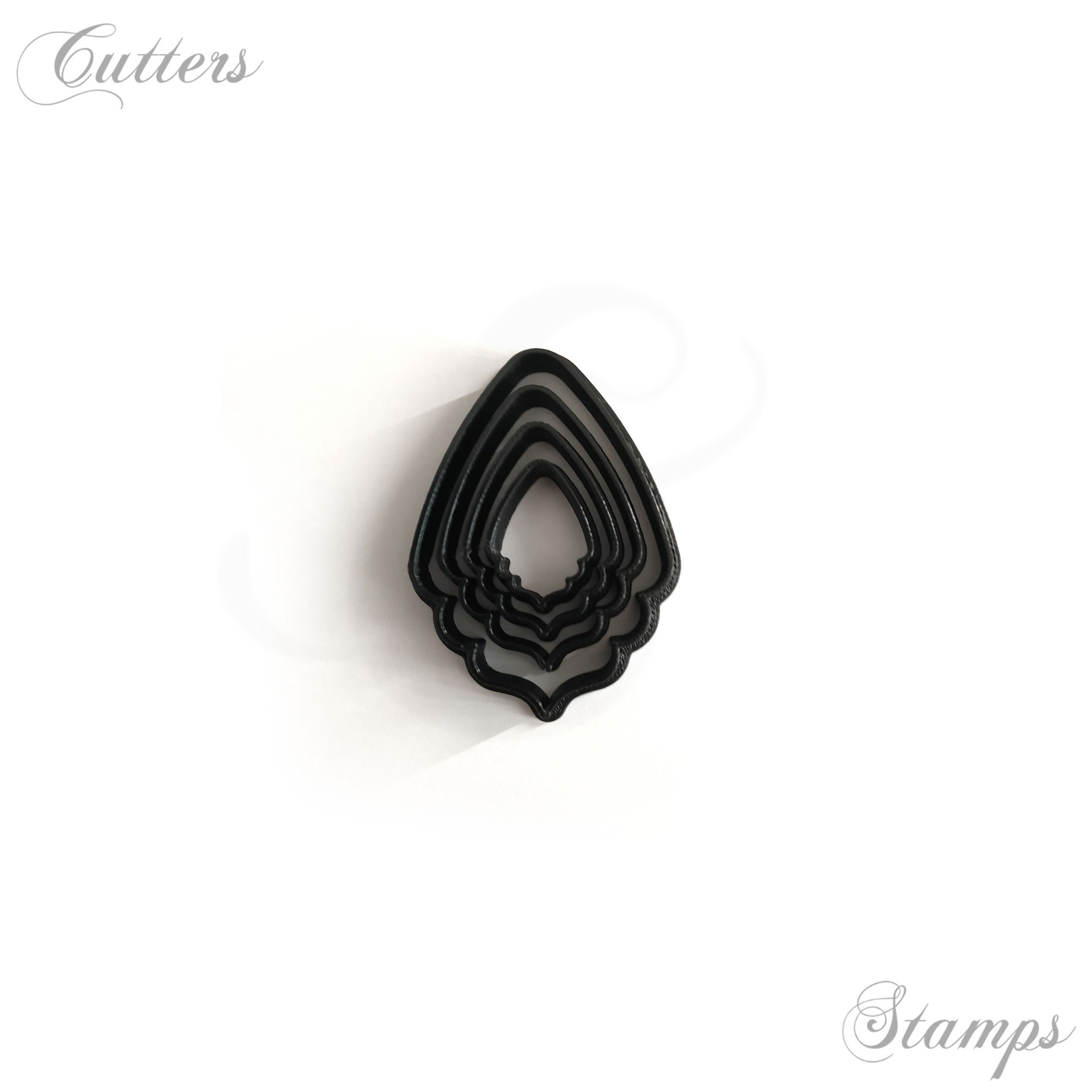 Clay Cutter Set of 4 Polymer Clay Cutter set Shape Cutter | Etsy