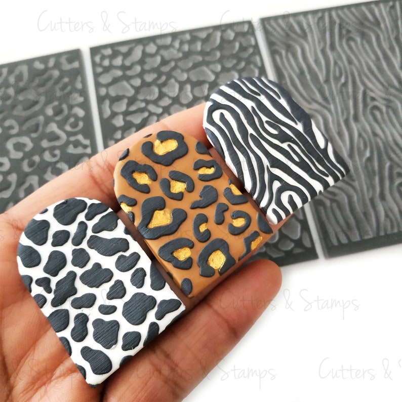LEOPARD SKIN Texture Mat for Polymer Clay Clay Pattern - Etsy