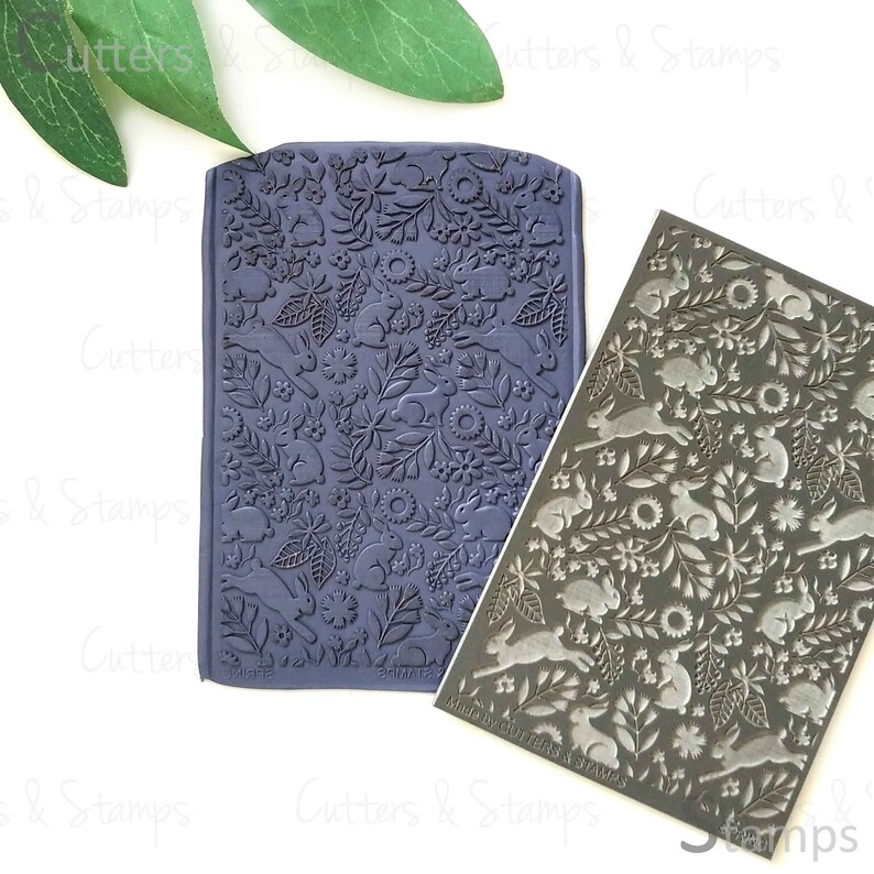 SPRING Texture Mat for Polymer Clay Clay Pattern Stamps - Etsy