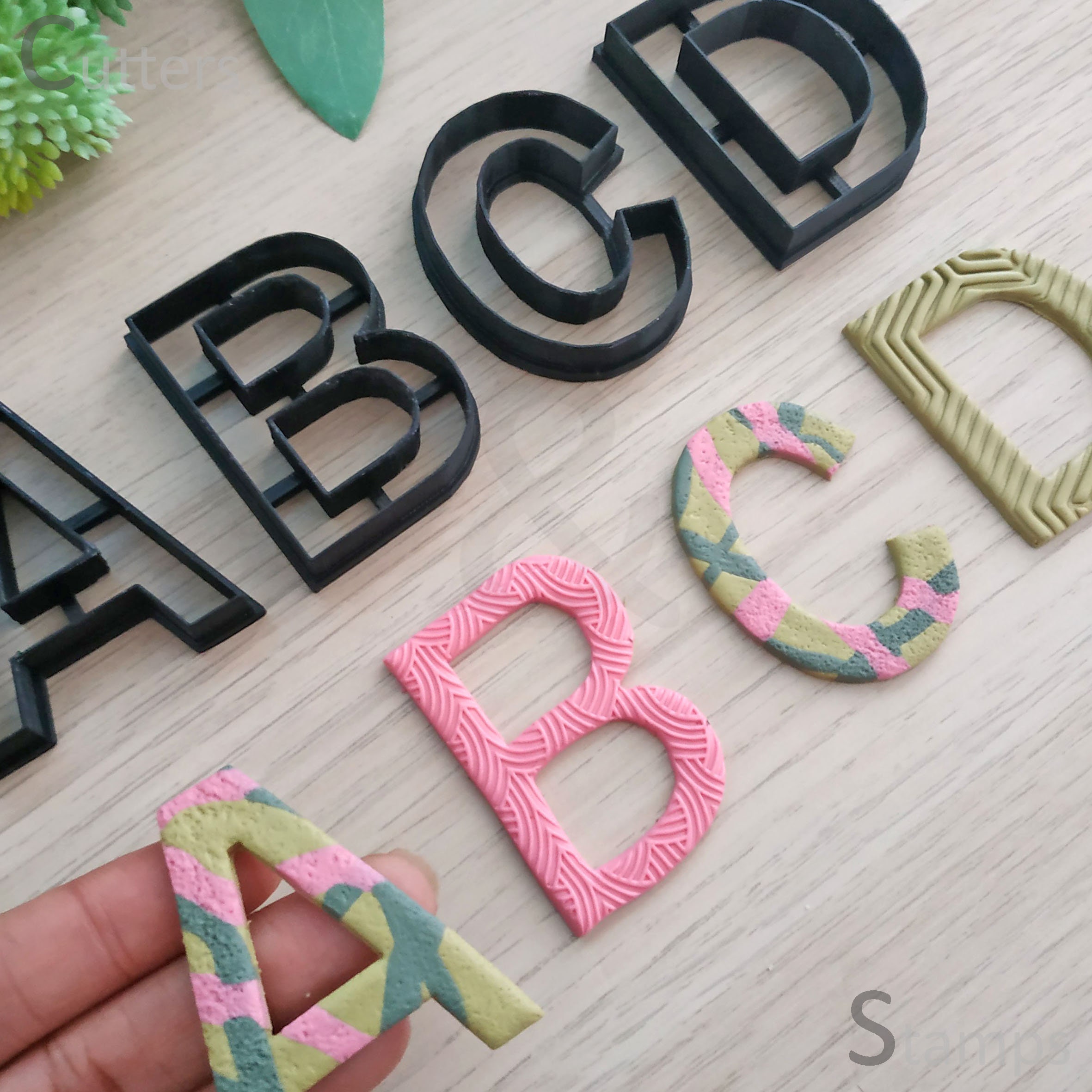 ALPHABET Cutter 50mm Alphabet Letters Clay Cutter - Etsy Australia
