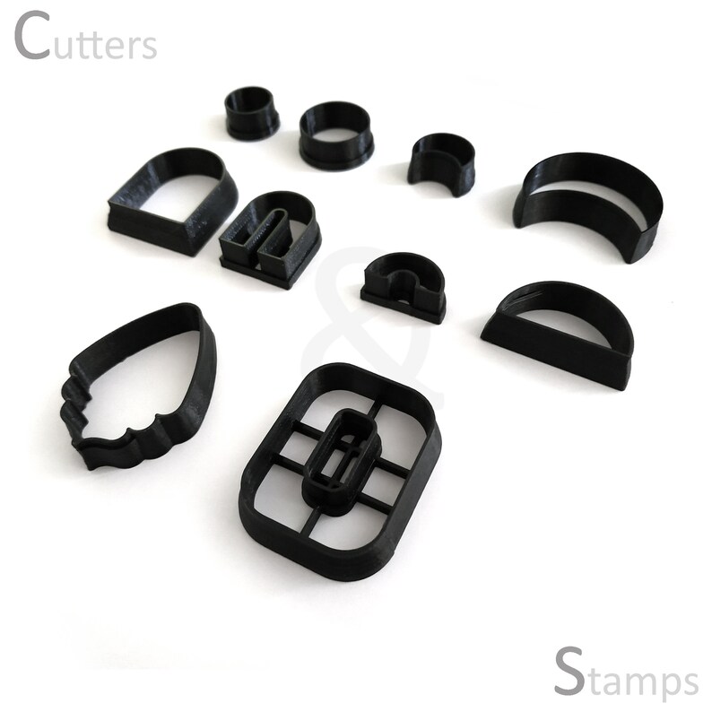 Assorted Earring Cutter 3 Polymer Clay Cutter Set Shape - Etsy Australia