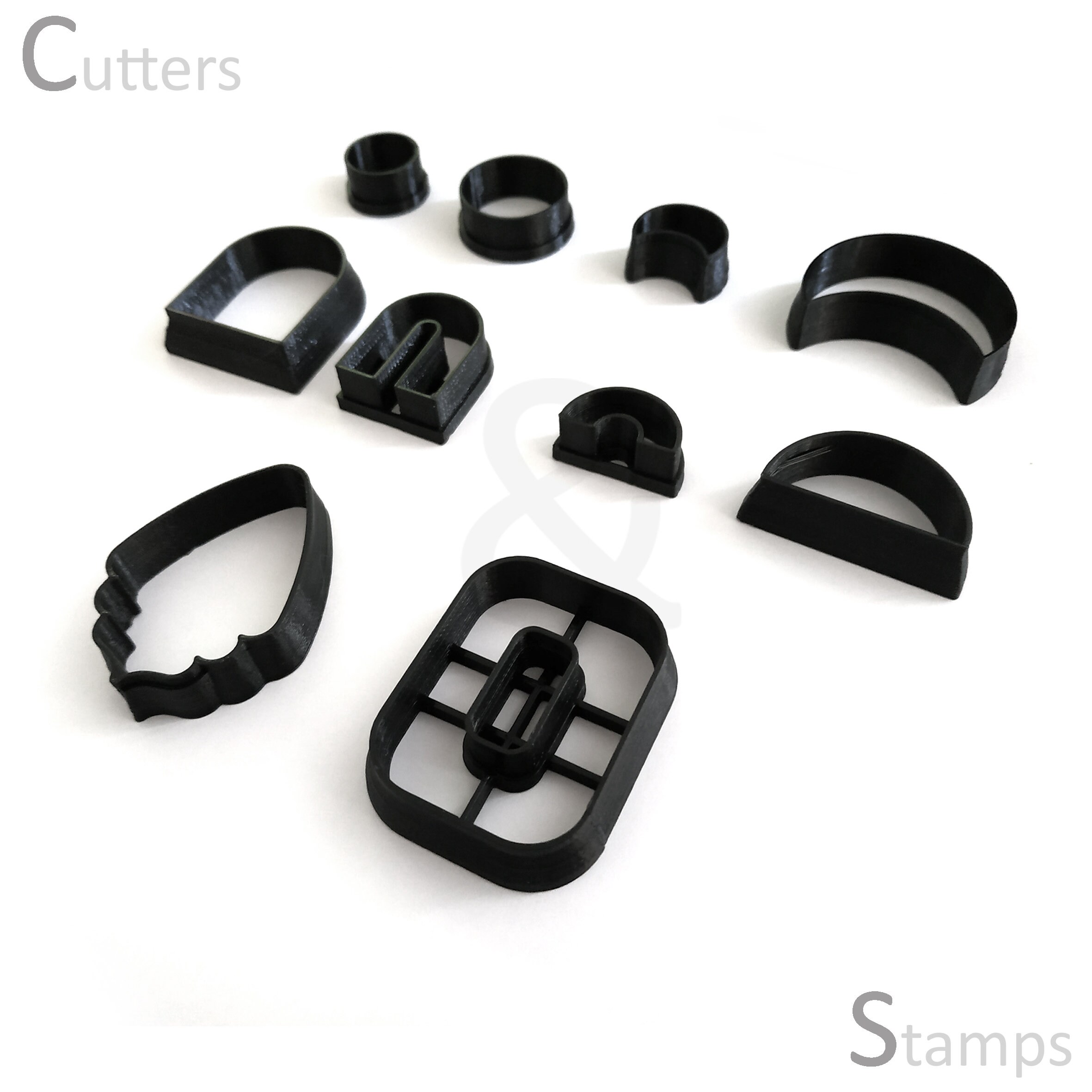 Assorted Earring Cutter 3 Polymer Clay Cutter Set Shape - Etsy