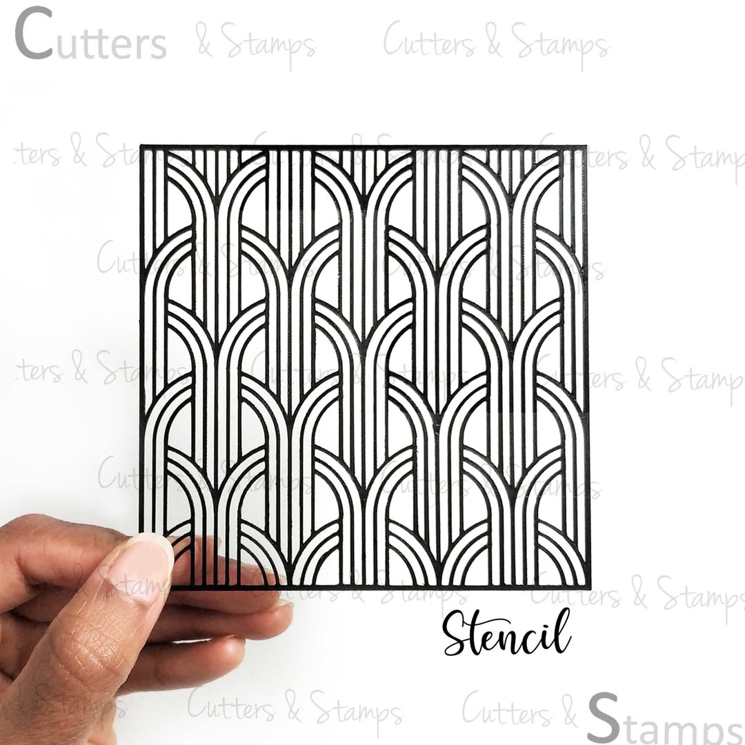 ARCH Clay Stencil | Texture Stamp for Clay | Clay Texture - Etsy