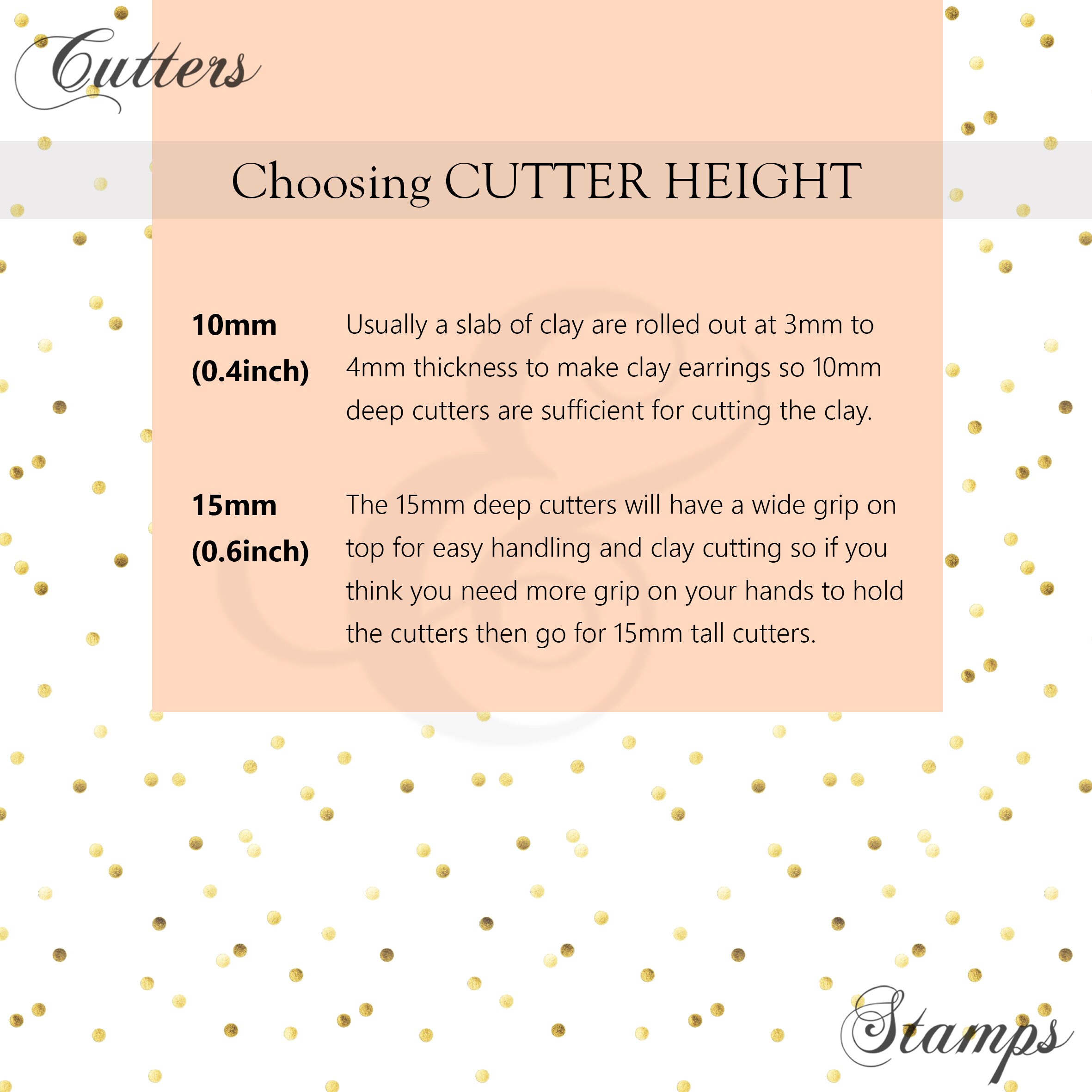 Clay Cutter Set of 4 Polymer Clay Cutter set Shape Cutter | Etsy