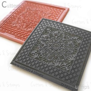 TAPESTRY Texture Mat for Polymer Clay | Clay Pattern Stamps | Textures ...