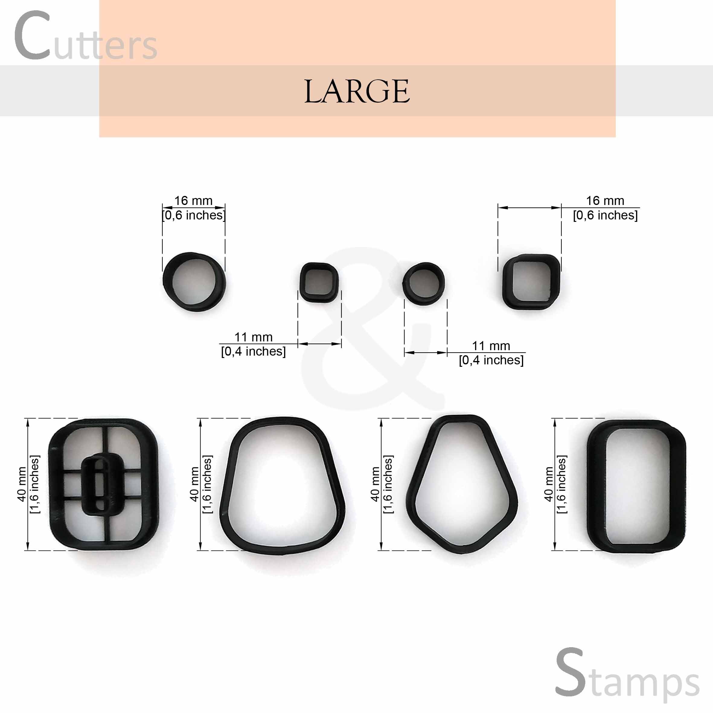 Earring Cutter Mix and Match Polymer Clay Cutter Set - Etsy