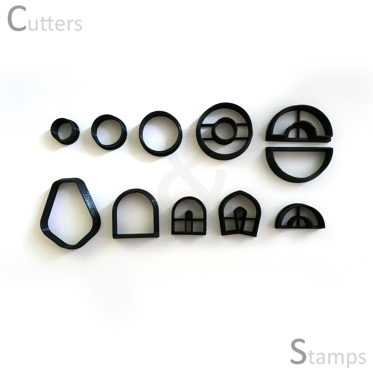 Assorted Earring Cutter 1 Polymer Clay Cutter Set Shape - Etsy