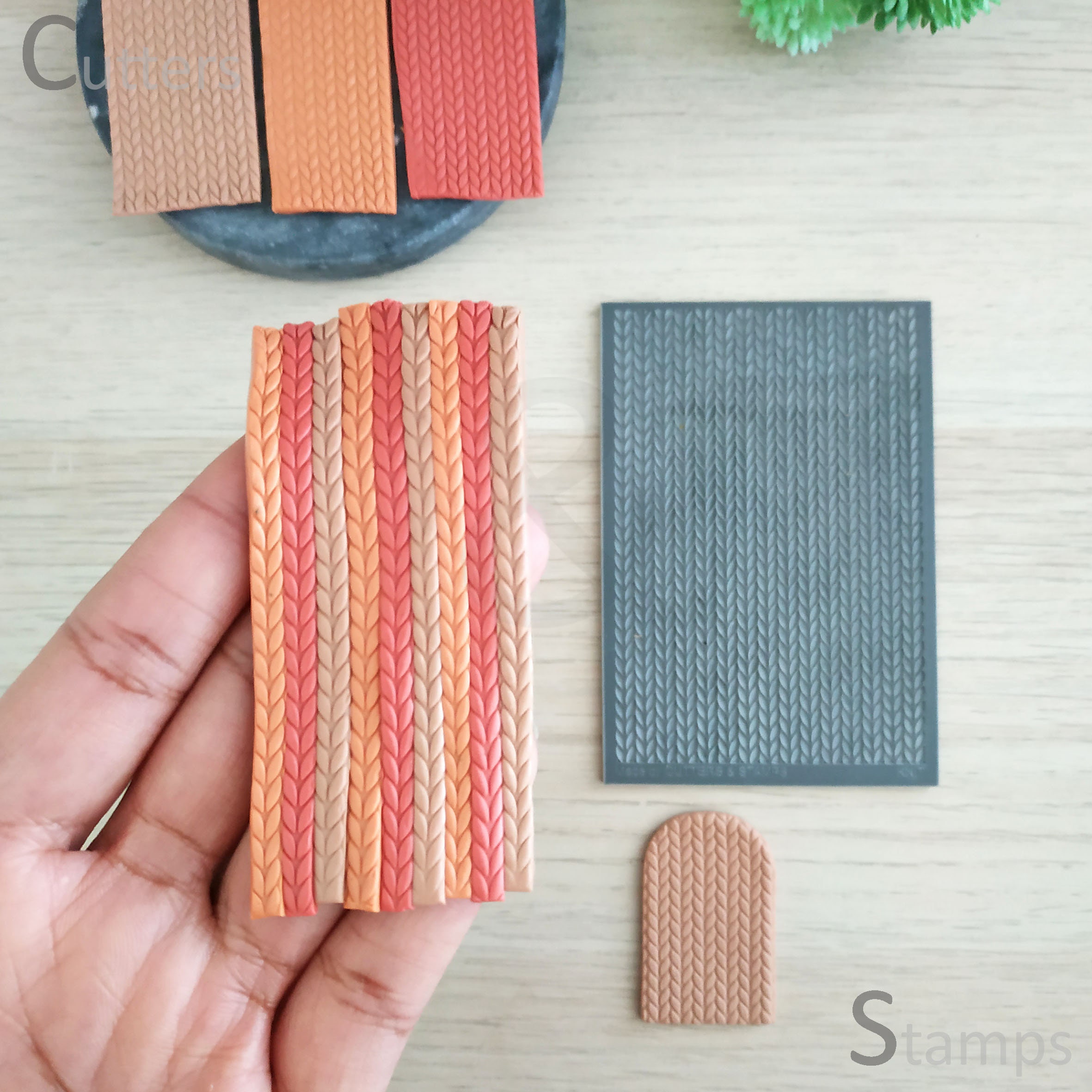 KNIT Pattern Texture Mat for Polymer Clay Clay Pattern - Etsy
