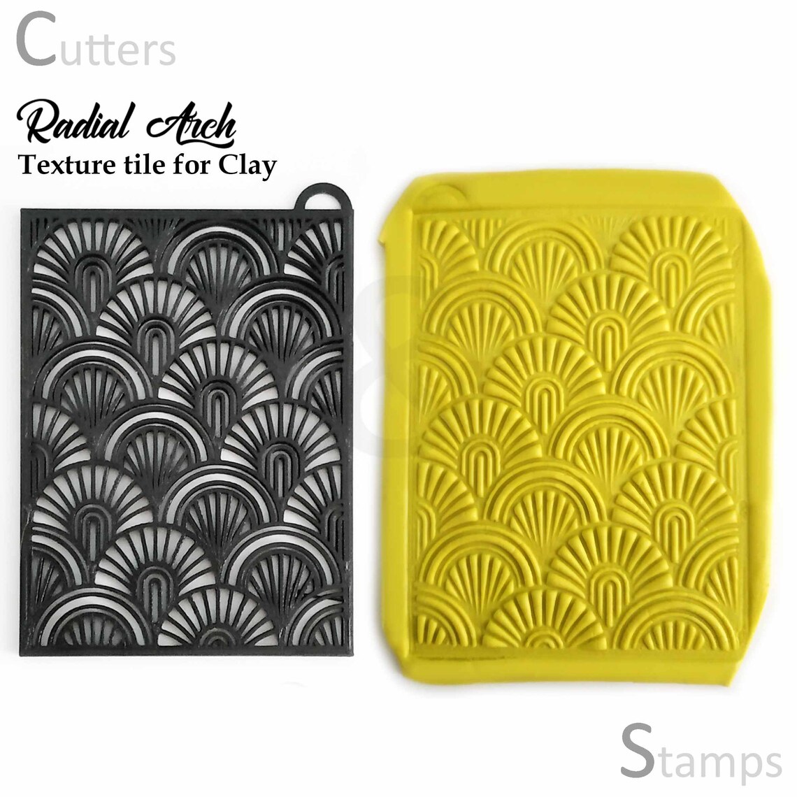 Radial Arch Pattern Texture Tile Texture Stamp Textures - Etsy