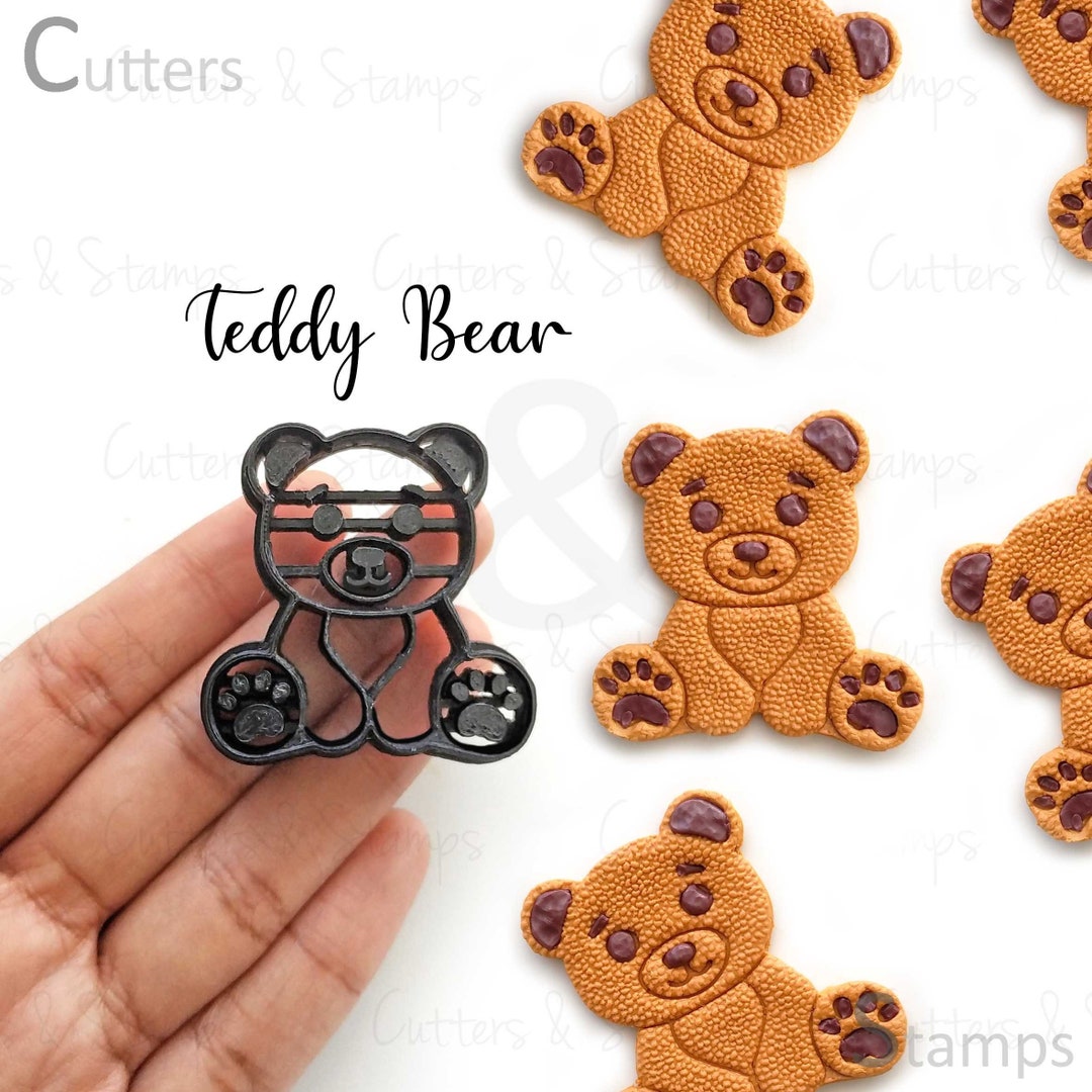 TEDDY BEAR Polymer Clay Cutter | Unique Clay Cutter | DIY Craft Tools ...