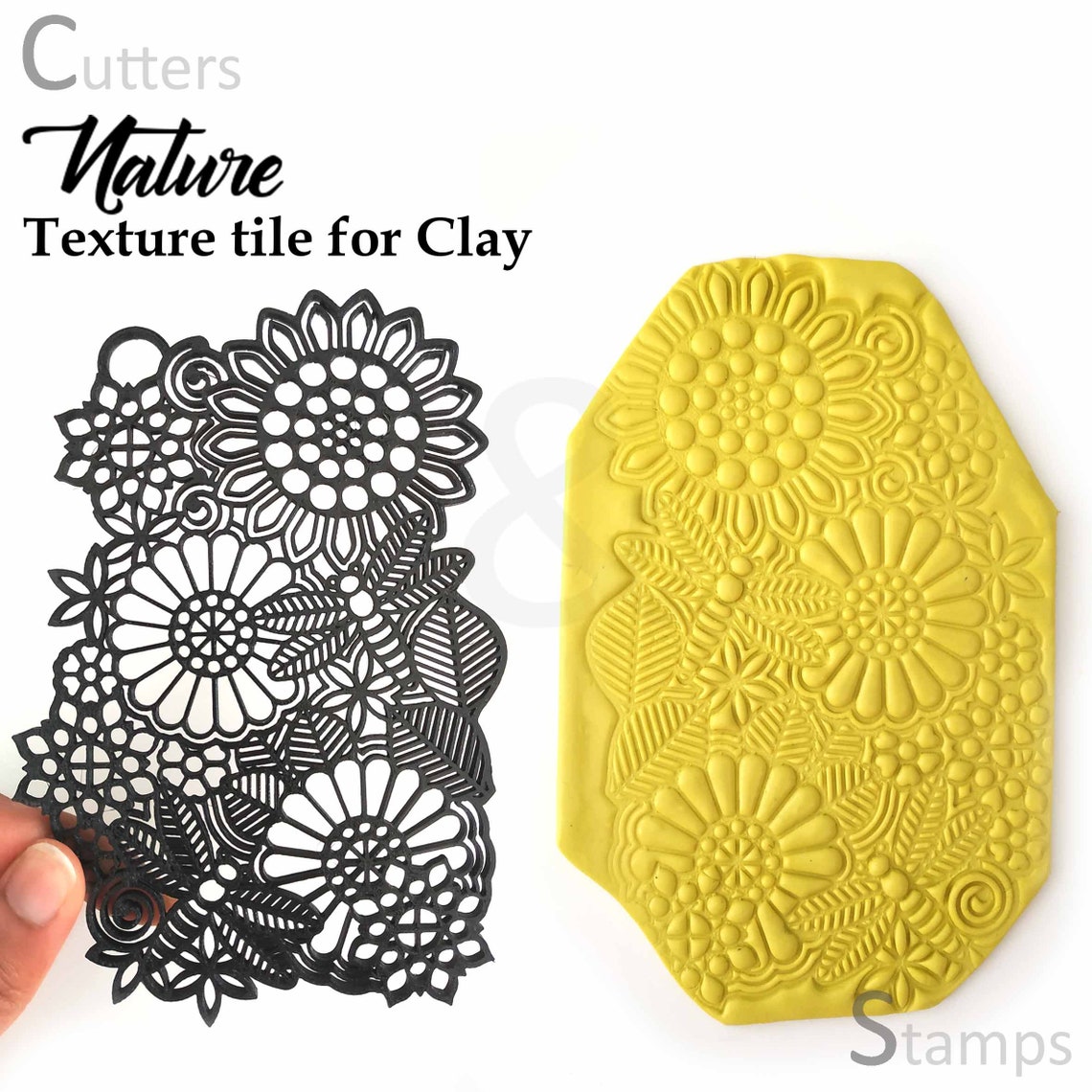 Large Nature Pattern Texture Tile Texture Stamp Textures - Etsy