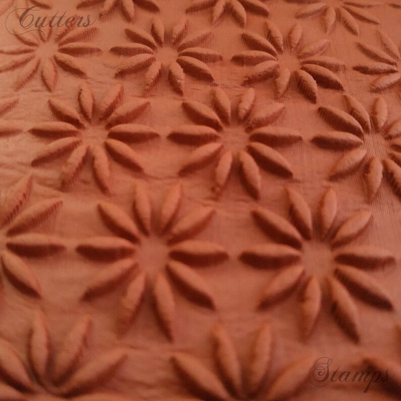 Flower Texture Roller Floral Textures Polymer Clay Pattern | Etsy