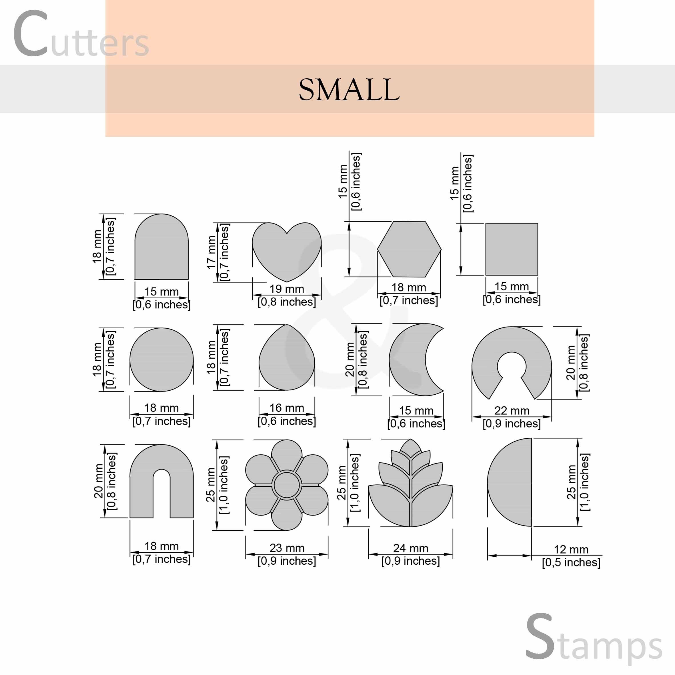 Stud Clay Cutter Pack of 12 Polymer Clay Cutter Set Shape - Etsy