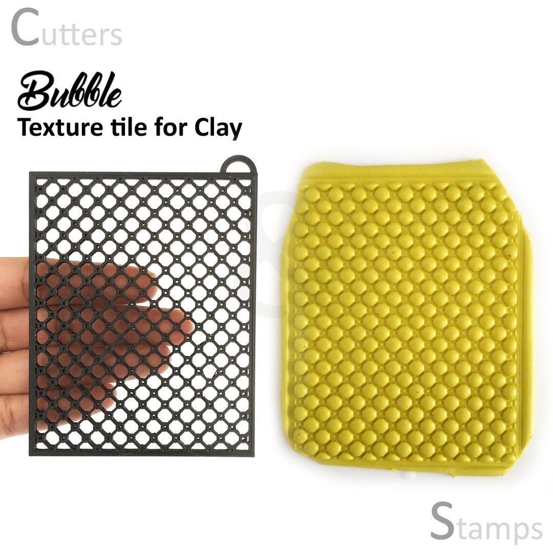 BUBBLE Pattern Texture Tile | Texture Stamp | Textures for Clay ...