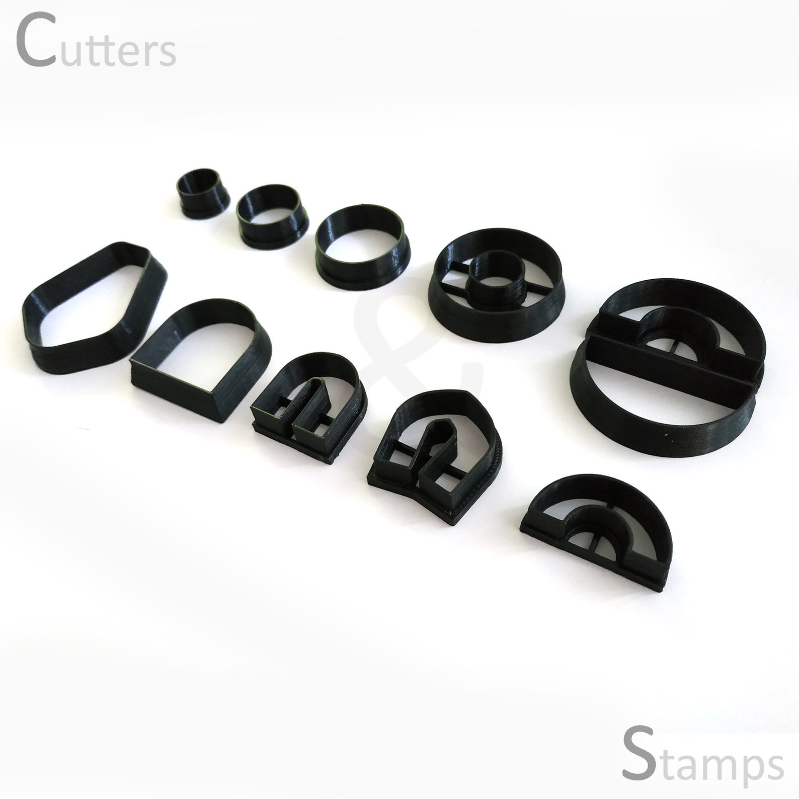 Assorted Earring Cutter 1 Polymer Clay Cutter Set Shape - Etsy