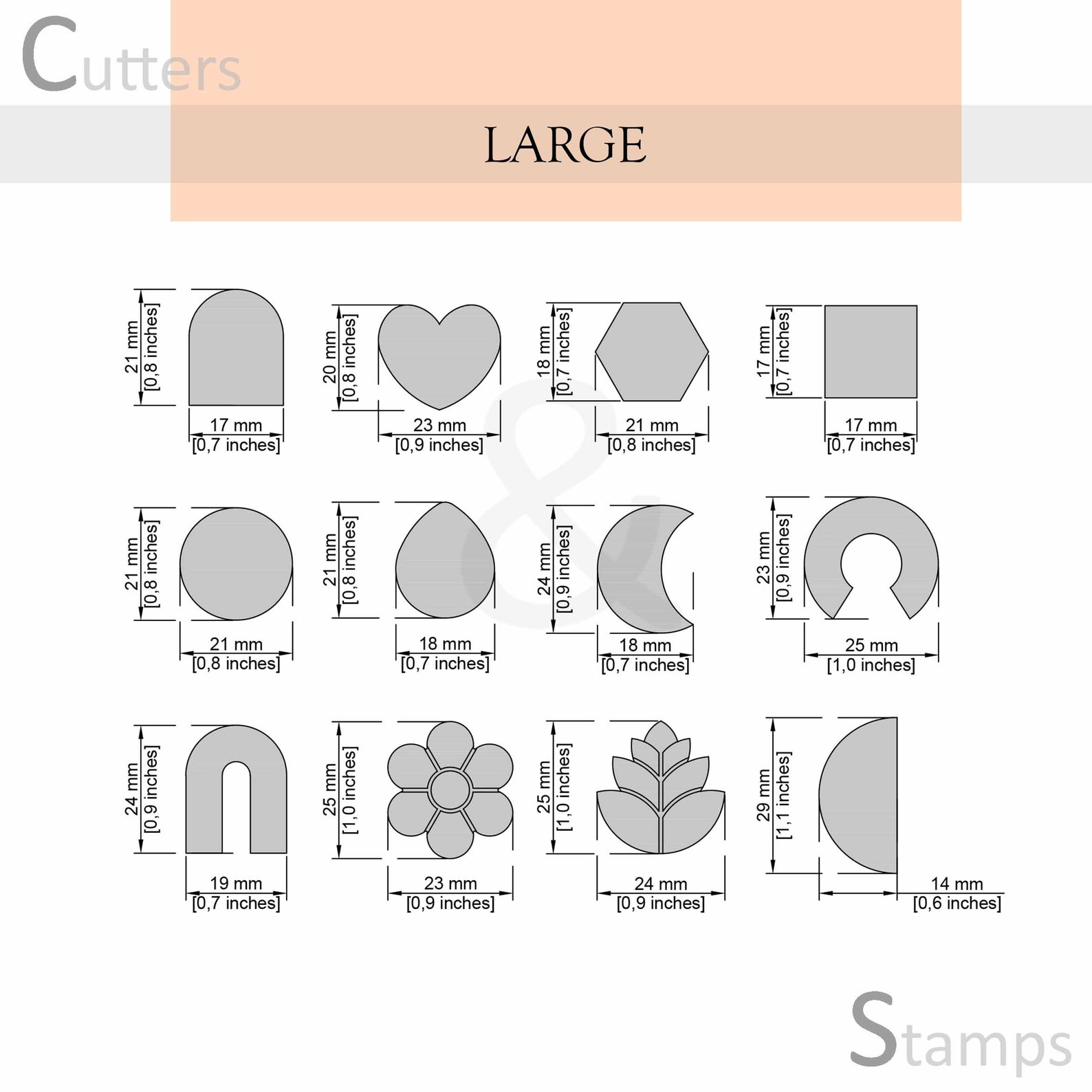 Stud Clay Cutter Pack of 12 Polymer Clay Cutter Set Shape - Etsy