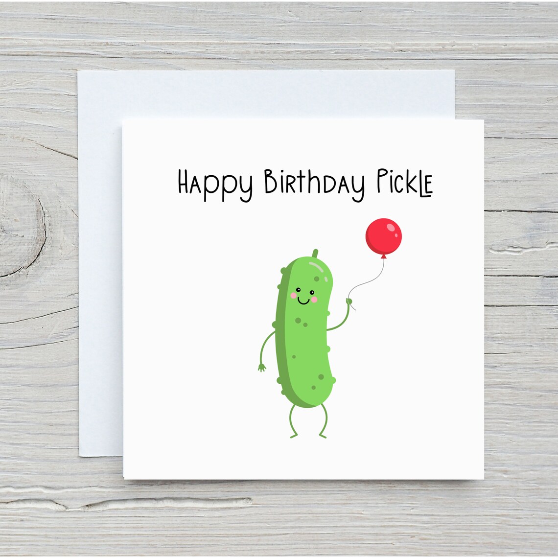 Happy Birthday Pickle Birthday Card Funny Birthday Card - Etsy Norway