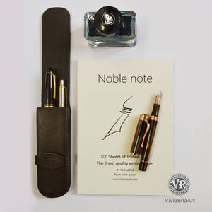 NOBLE NOTE Writing Pad.100 Sheets, Cream Color, A5 148X210 Mm.fountain ...