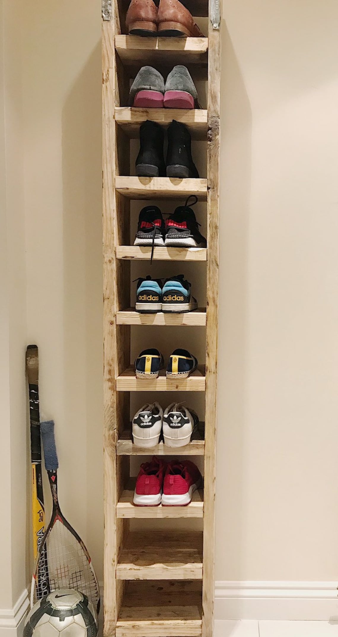 Tall Shoe Rack - Etsy UK