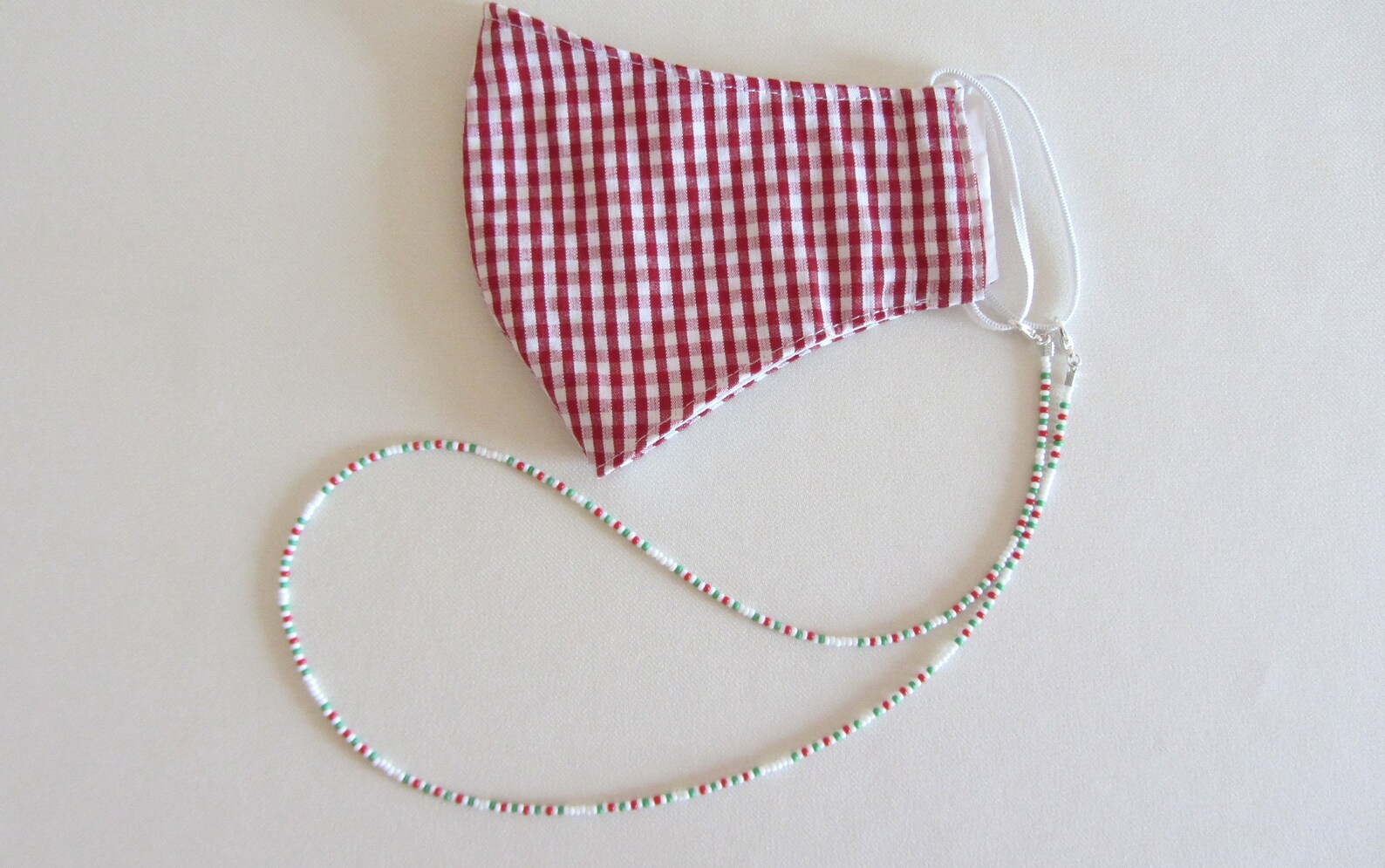 Face Mask Chain Mask Bead Holder Face Mask Lanyard Beaded Mask Necklace ...
