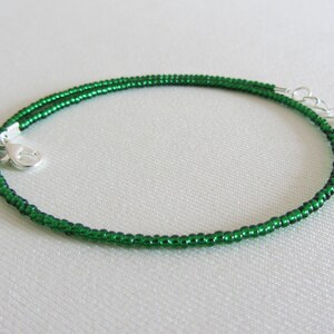 Beaded Choker Green Choker Necklace Beaded Necklace Beaded Choker ...