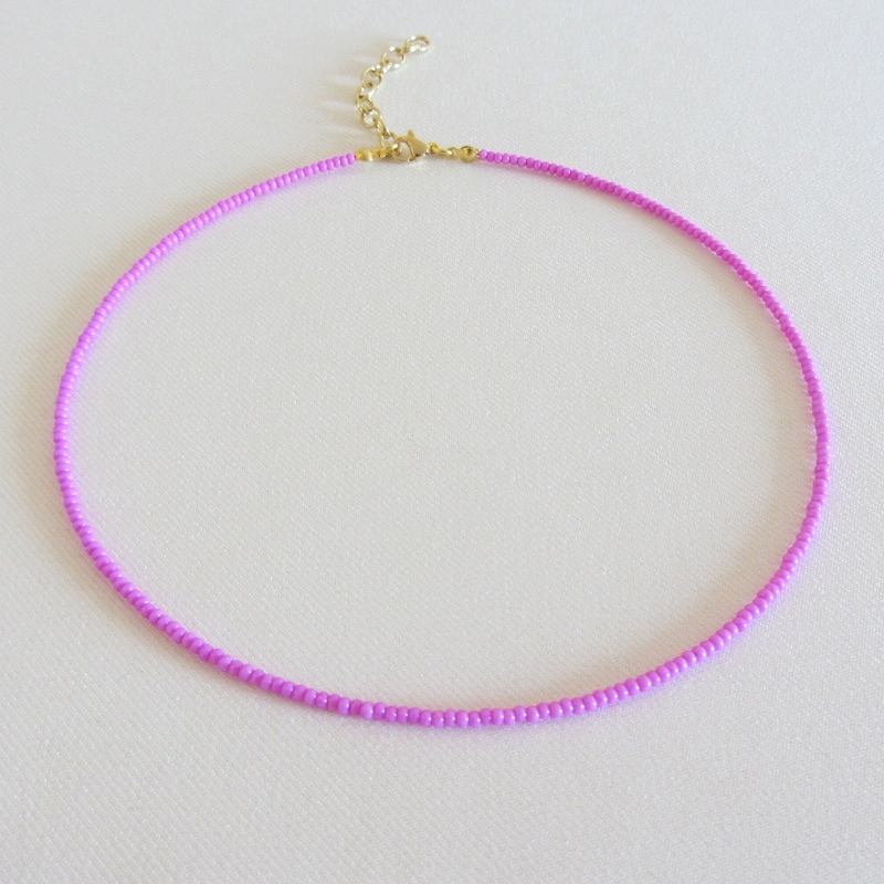 Magenta Necklace - Etsy