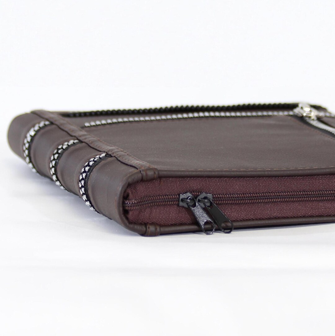 Shockproof Kindle Scribe Case With Pen Holder Dark Brown PU Leather ...