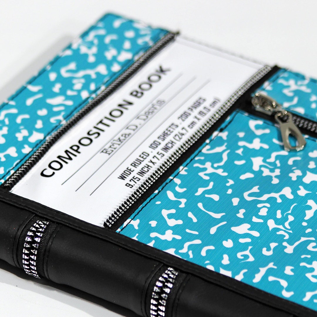 Teal iPad Pro 13 Inch M4 Case 2024 Composition Book iPad Pro Case Book ...