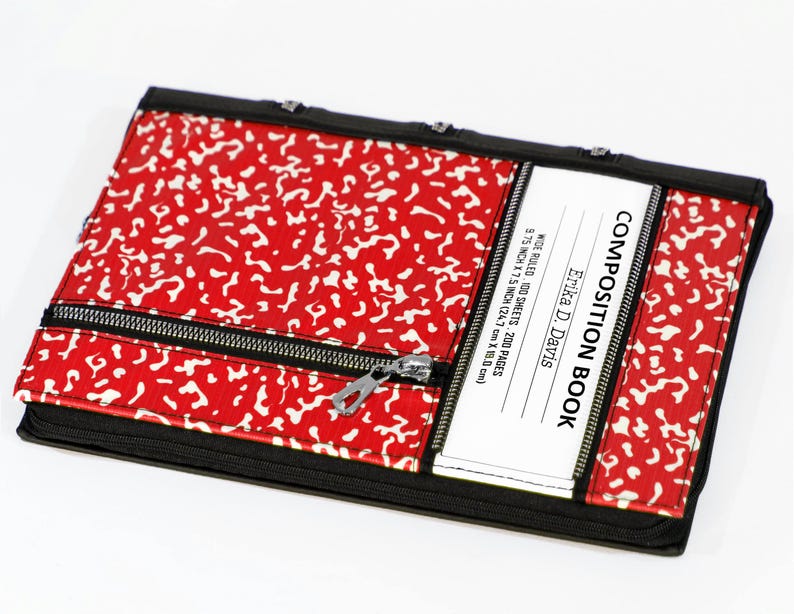 Red Composition Book Samsung Laptop Case Galaxy Book5 Pro 360 16 Inch ...