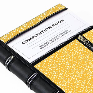 Composition Book Case for Boox Tab Ultra Case With Yellow Fastener Onyx ...