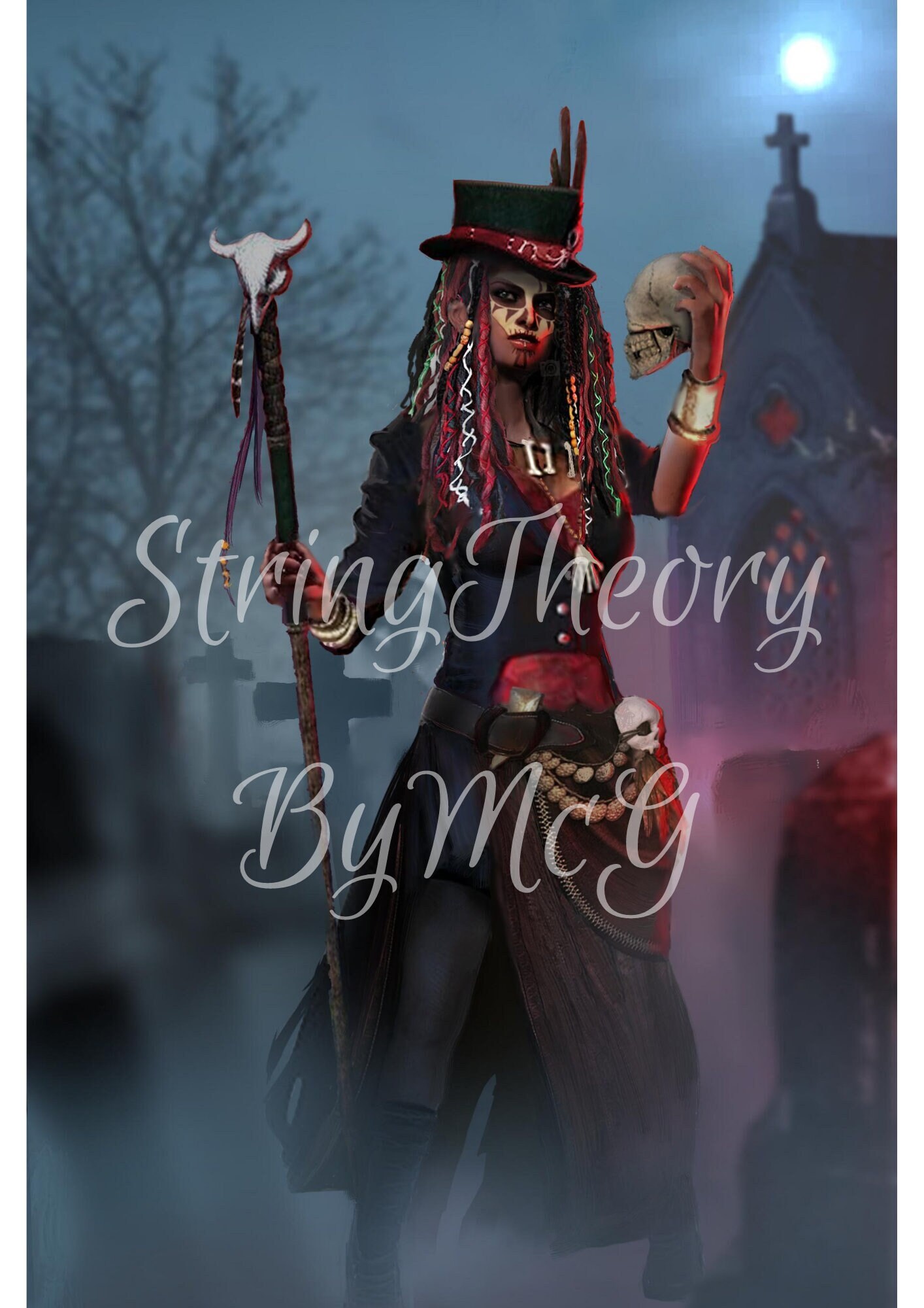 Voodoo Priestess Art