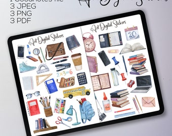 Teacher Digital Planner Stickers Digital Planner Stickers for Teacher ...