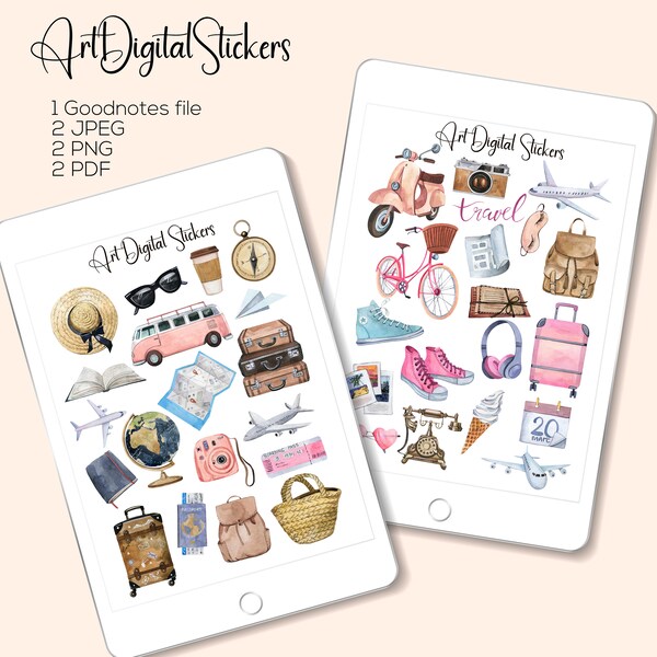 Travel Stickers - Etsy