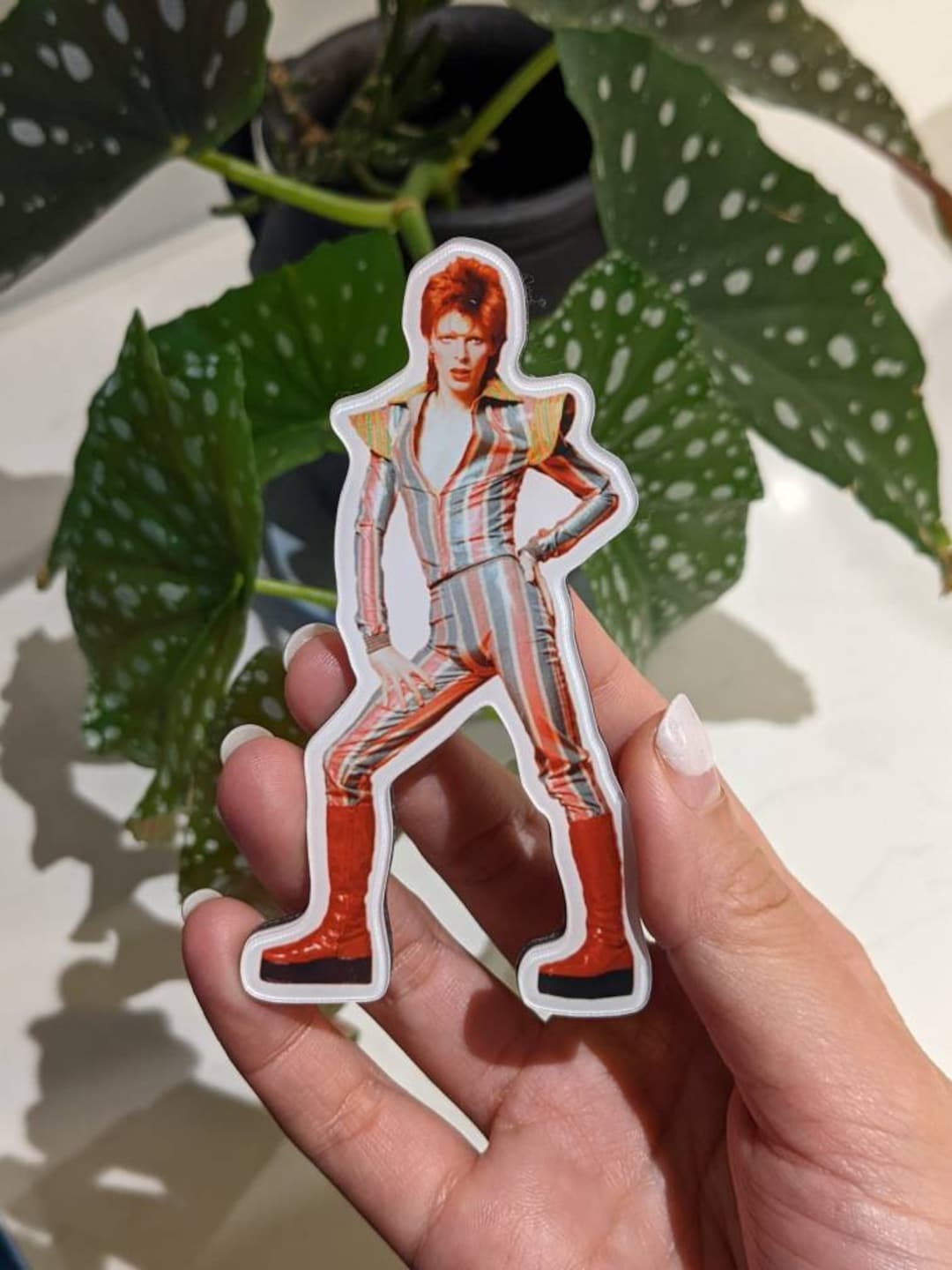 Large David Bowie Art Fridge Magnet Thick Acrylic Magnet - Etsy