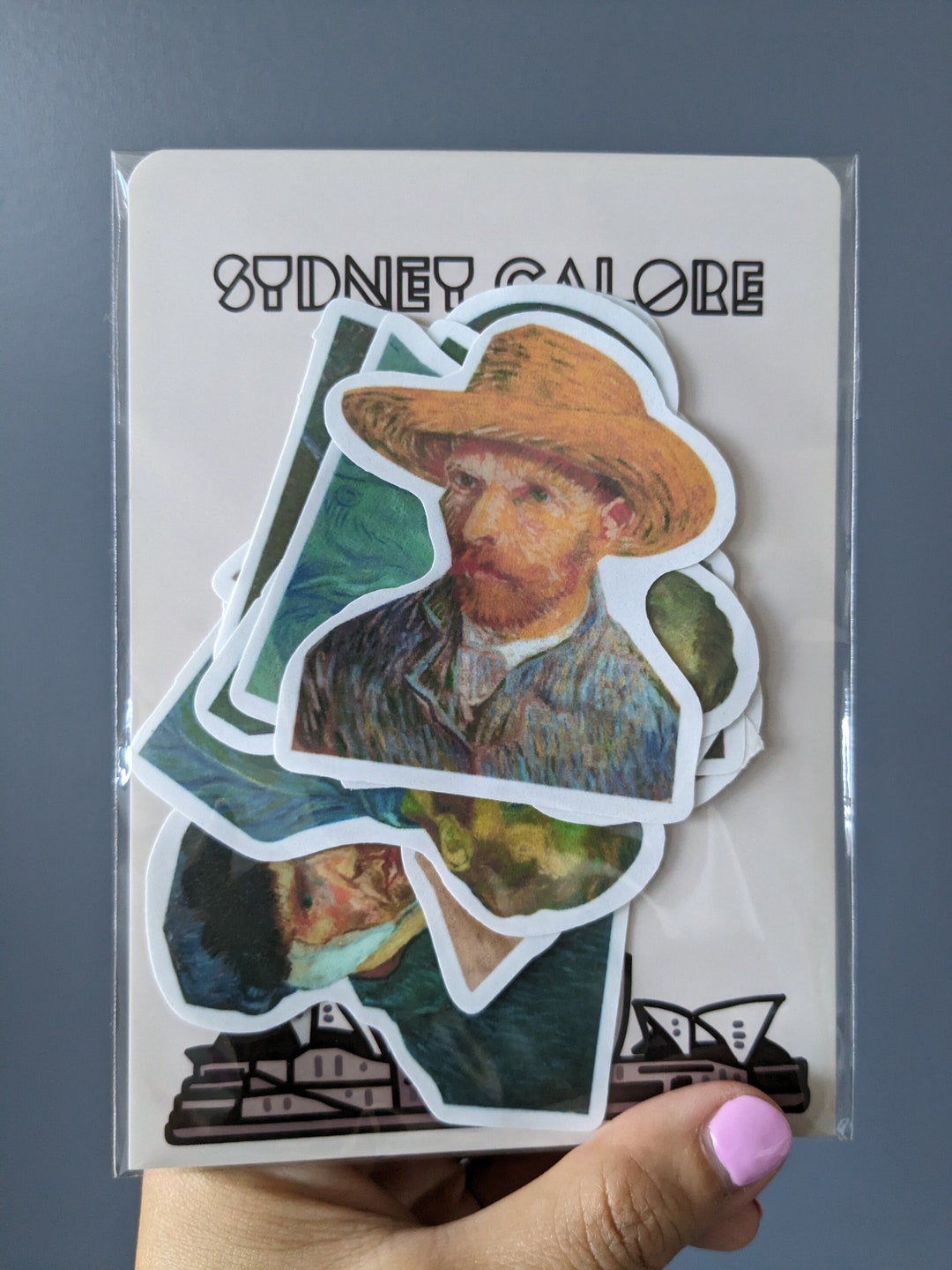 Vincent Van Gogh Art Stickers / Famous Paintings Stickers / Laptop ...