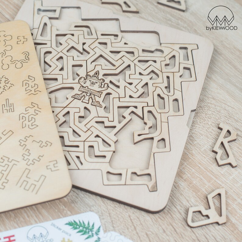 New Challenging AZTEC Fractal Puzzle Jigsaw Gamegift for a | Etsy