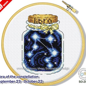 Constellation Cross Stitch Pattern,cross Stitch Chart,counted Cross ...
