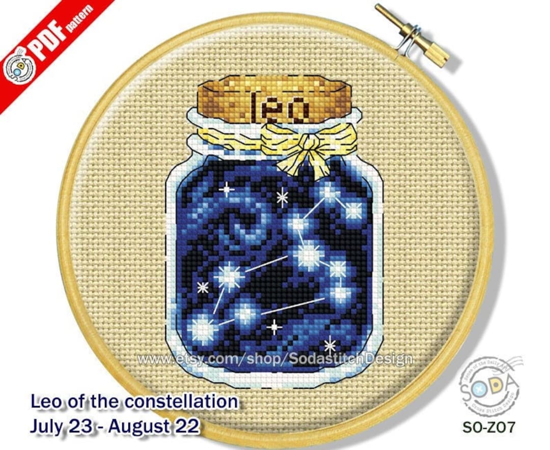 Constellation Cross Stitch Pattern,cross Stitch Chart,counted Cross ...