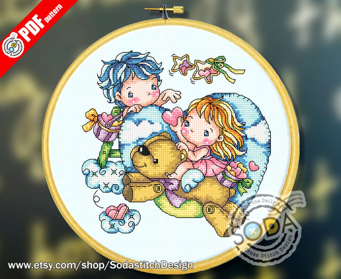 Fairy Cross Stitch Patterncross Stitch Chartcounted Cross | Etsy