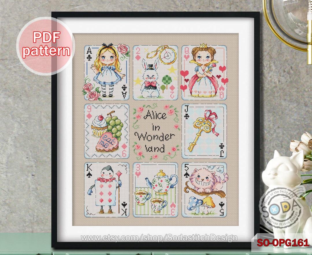 Cross Stitch Pattern Pdf Fairy Tale Story Book Modern Instant Pdf ...